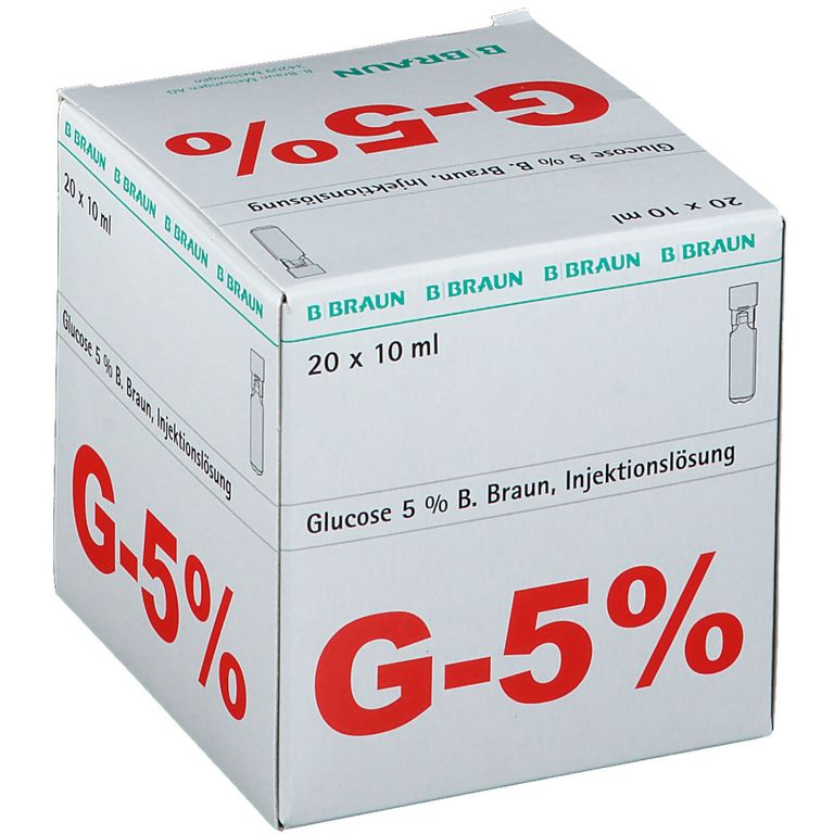 Glucose 5 % B. Braun Mini-Plasco® connect 20x10 ml - Shop Apotheke