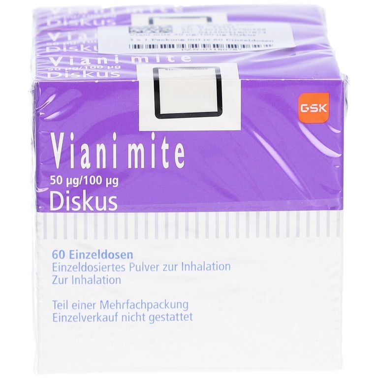 Viani® mite 50 µg/100 µg Diskus® 3x60 St mit dem E-Rezept kaufen - Shop ...