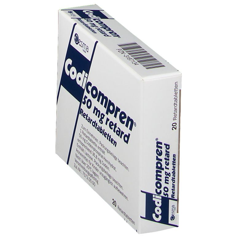 Codicompren® 50 mg retard 20 St mit dem E-Rezept kaufen - Shop Apotheke