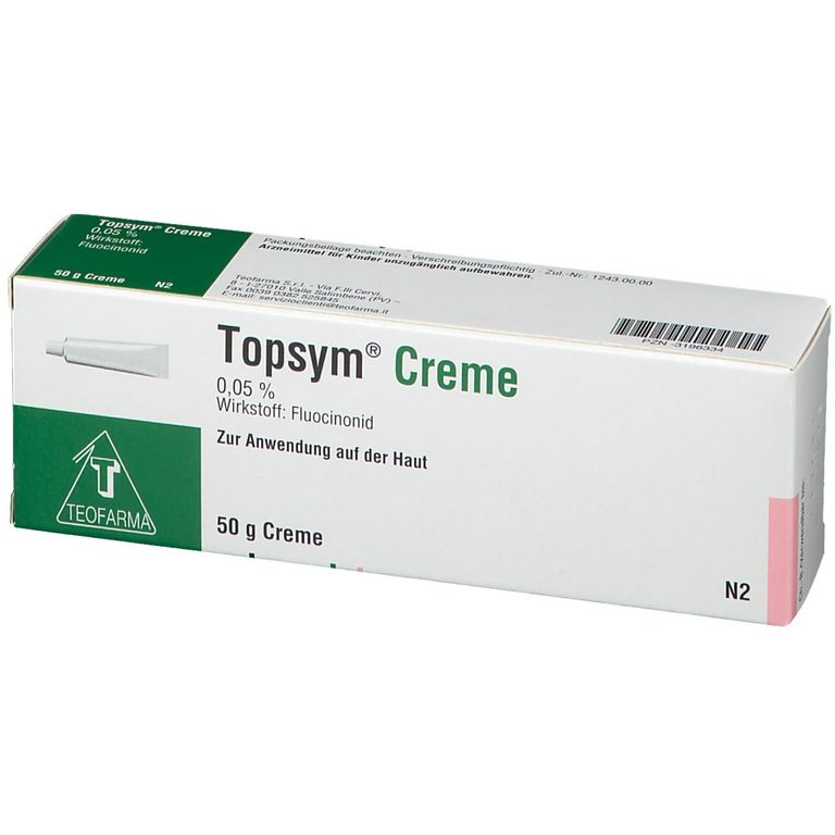 Topsym® Creme 0,05 % 50 g mit dem E-Rezept kaufen - Shop Apotheke