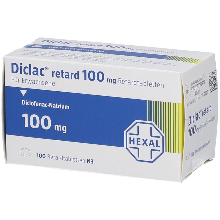 Diclac® retard 100 mg 100 St mit dem E-Rezept kaufen - Shop Apotheke
