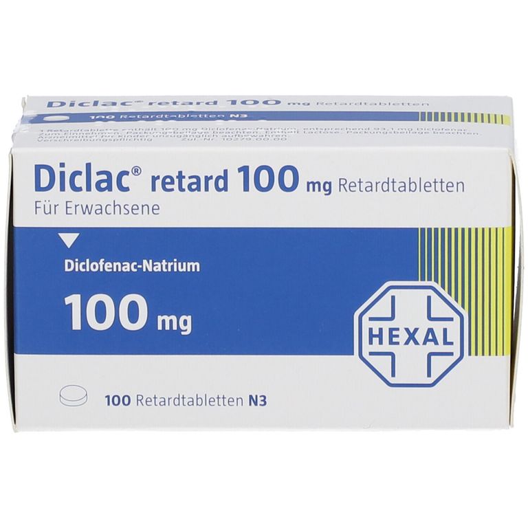 Diclac® retard 100 mg 100 St mit dem E-Rezept kaufen - Shop Apotheke