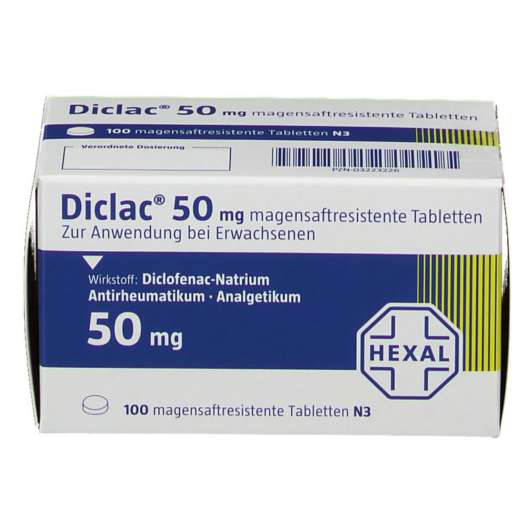 Diclac® 50 mg 100 St mit dem E-Rezept kaufen - Shop Apotheke