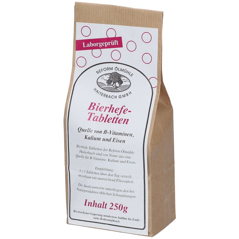 Bierhefe Tabletten 250 g - Shop Apotheke