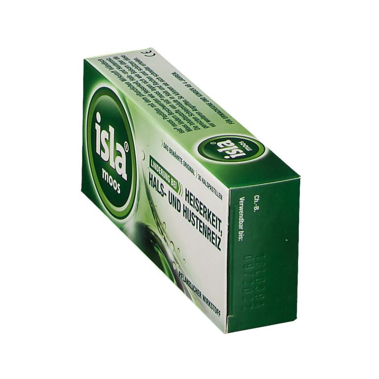 isla moos Halspastillen bei Halskratzen und Reizhusten 30 St - Shop ...