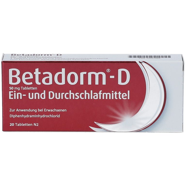 Betadorm®-D 50 mg Tabletten 20 St - Shop Apotheke