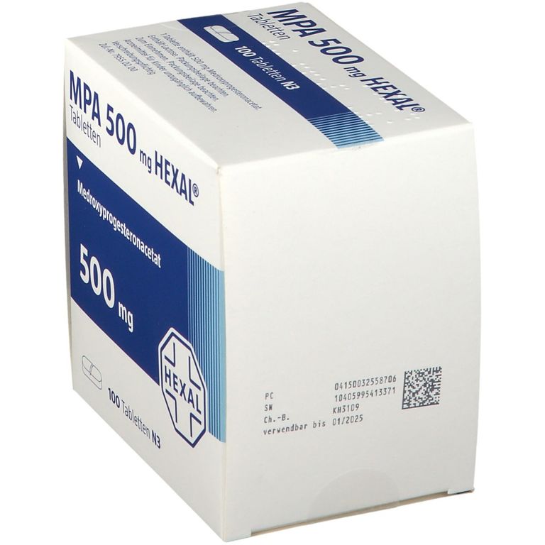 MPA 500 mg HEXAL® 100 St mit dem E-Rezept kaufen - Shop Apotheke