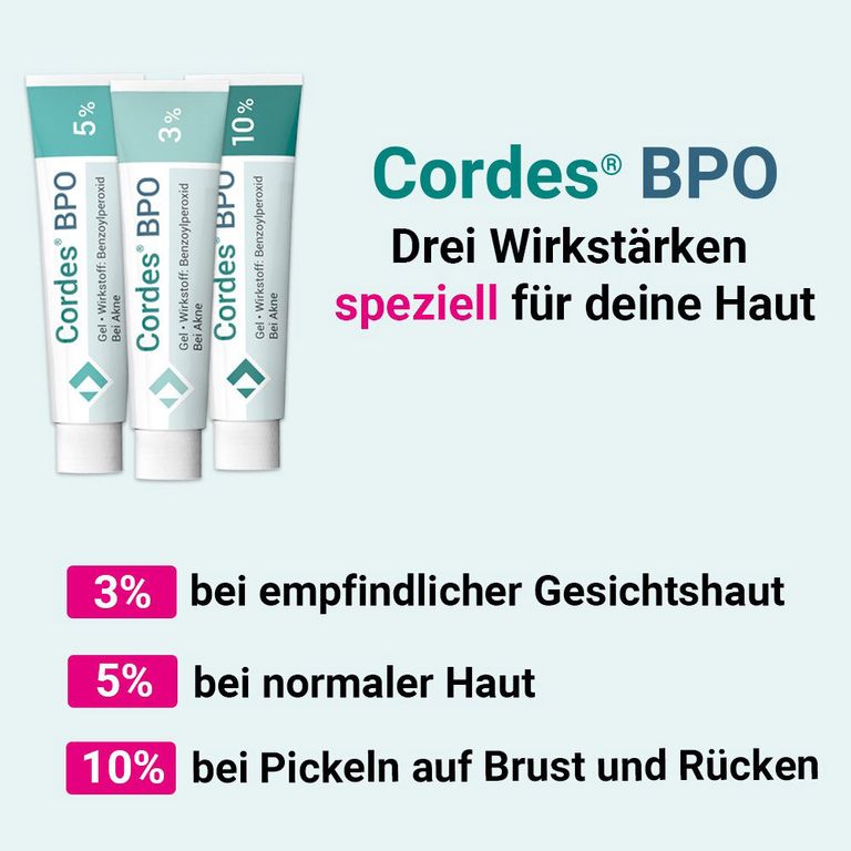 Cordes® BPO 5% Gel 30 g - Shop Apotheke