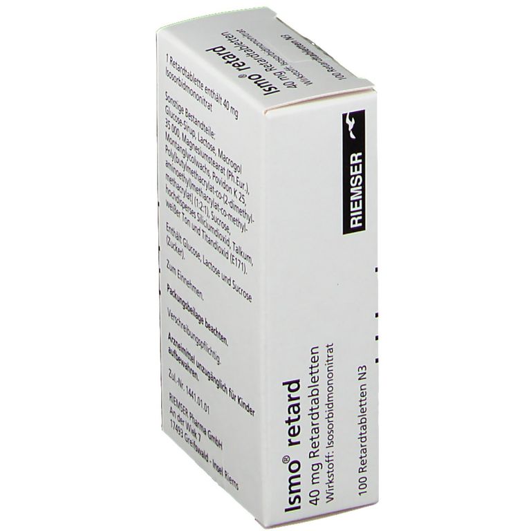 Ismo® retard 40 mg 100 St mit dem E-Rezept kaufen - Shop Apotheke