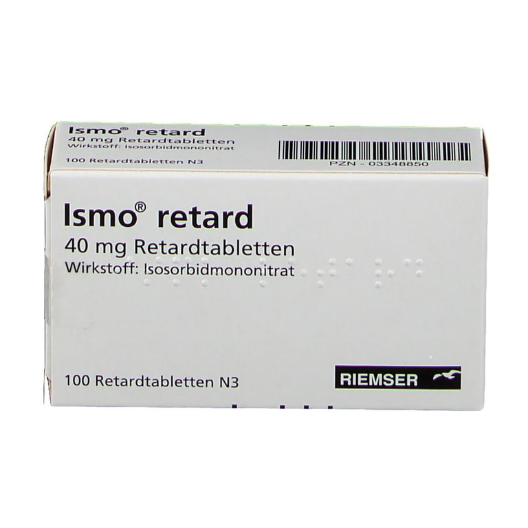 Ismo® retard 40 mg 100 St mit dem E-Rezept kaufen - Shop Apotheke