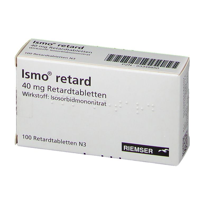 Ismo® retard 40 mg 100 St mit dem E-Rezept kaufen - Shop Apotheke