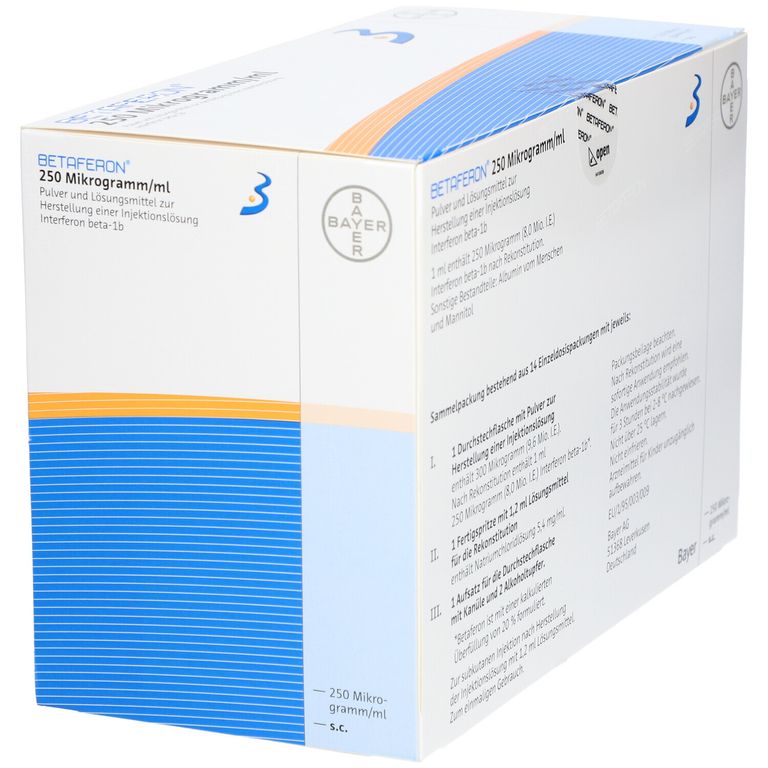 Betaferon® 250 µg/ml Sammelpackung 14 St mit dem E-Rezept kaufen - Shop ...