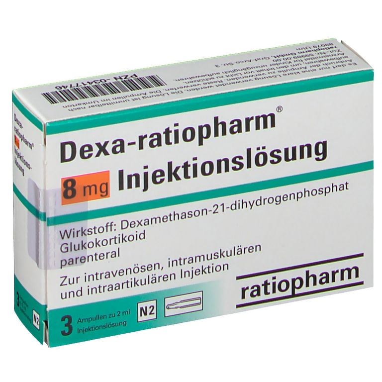 Dexa-ratiopharm® 8 mg 3 St mit dem E-Rezept kaufen - Shop Apotheke