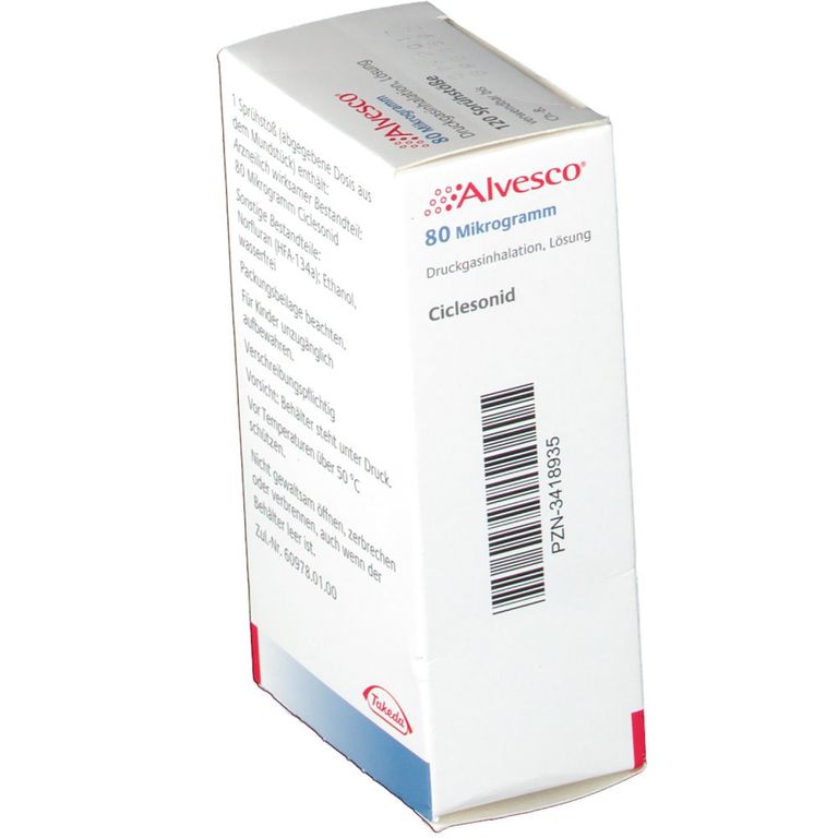Alvesco® 80 µg 1 St mit dem E-Rezept kaufen - Shop Apotheke