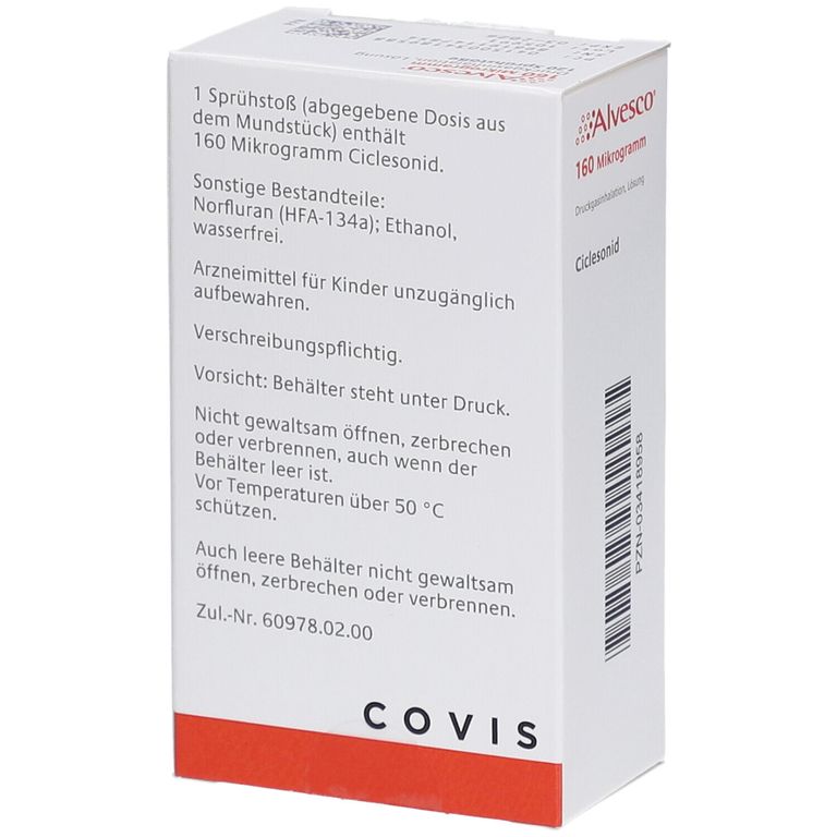 Alvesco® 160 µg 1 St mit dem E-Rezept kaufen - Shop Apotheke