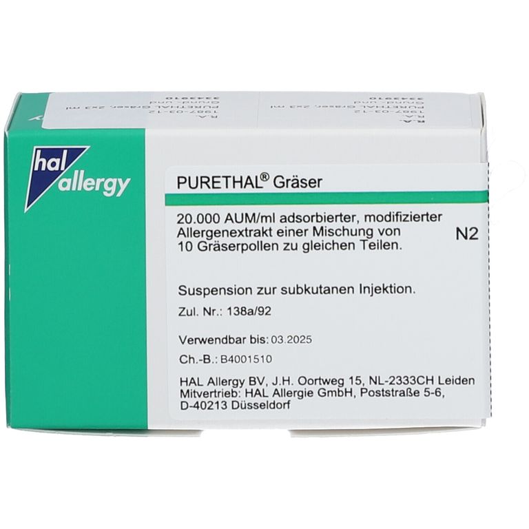 Purethal Gräser 2x3 ml mit dem E-Rezept kaufen - Shop Apotheke