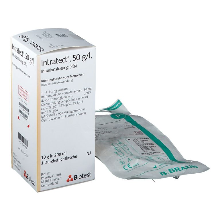 Intratect® 50 g/l 200 ml mit dem E-Rezept kaufen - Shop Apotheke