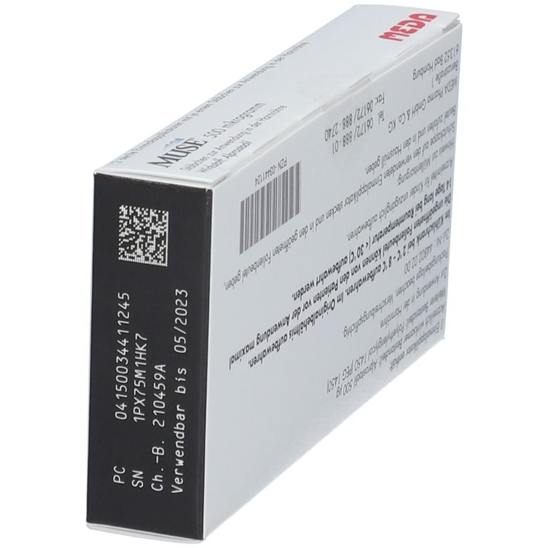 MUSE® 500 µg 2x1 St mit dem E-Rezept kaufen - Shop Apotheke