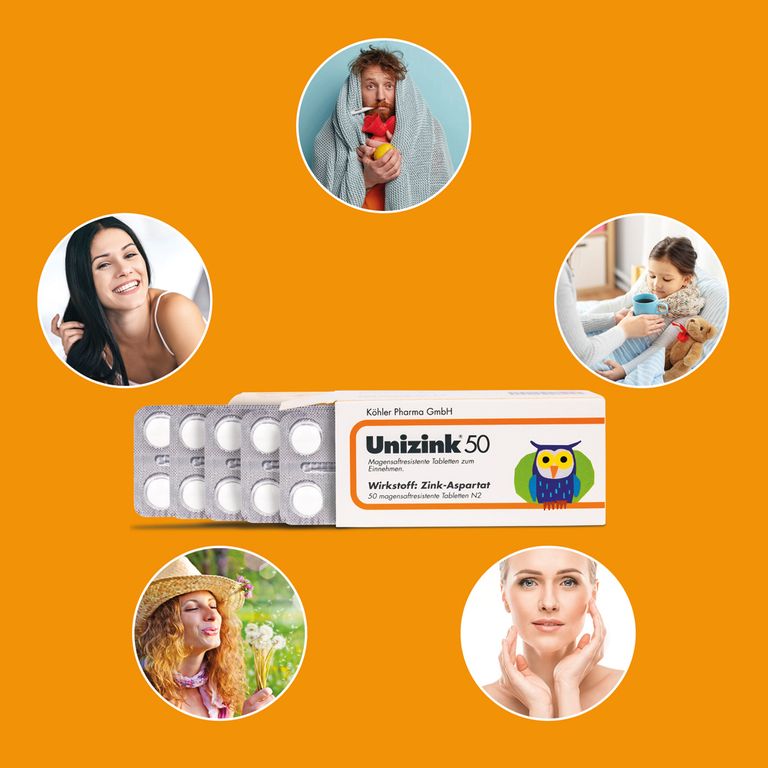 Unizink® 50 Tabletten 50 St - Shop Apotheke
