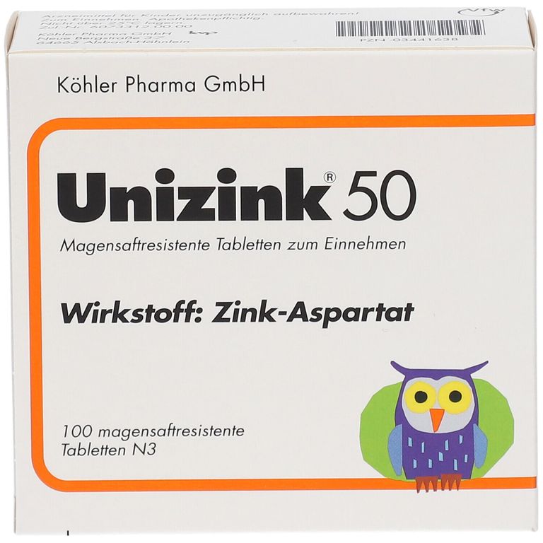 Unizink® 50 Tabletten 100 St - Shop Apotheke