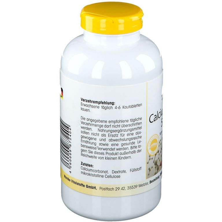 CALCIUMCARBONAT 500 Kautabletten 500 St - Shop Apotheke