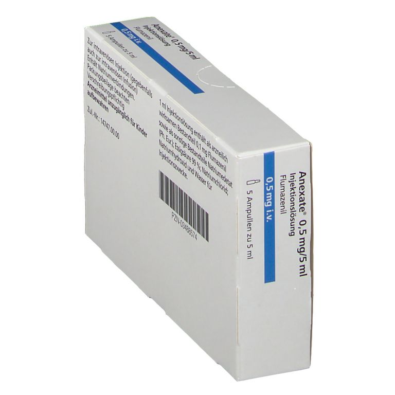 Anexate® 0,5 mg/5 ml 5x5 ml mit dem E-Rezept kaufen - Shop Apotheke