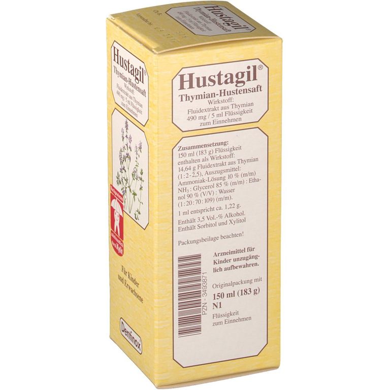 Hustagil® Thymian-Hustensaft 150 ml - Shop Apotheke