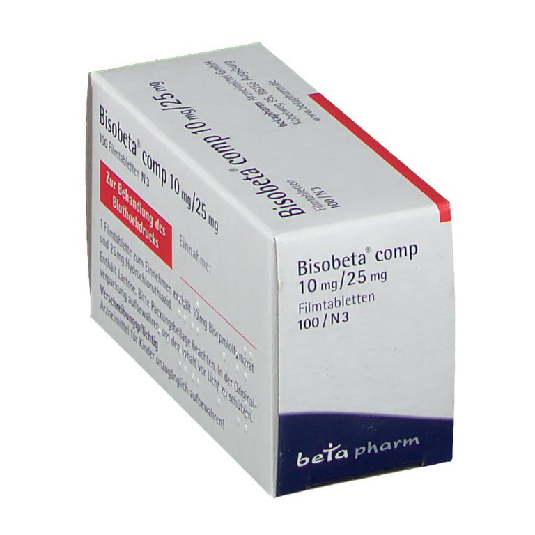 Bisobeta® comp 10 mg/25 mg 100 St mit dem E-Rezept kaufen - Shop Apotheke