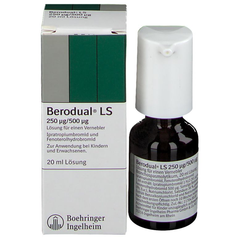 Berodual® LS 250 µg/500 µg 20 ml mit dem E-Rezept kaufen - Shop Apotheke