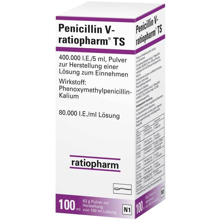 Penicillin V ratiopharm Ts Tr.-Saft 100 ml mit dem E-Rezept kaufen ...