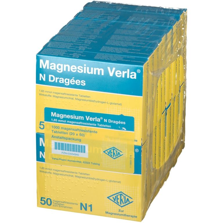 Magnesium Verla® N Dragées 20x50 St - Shop Apotheke
