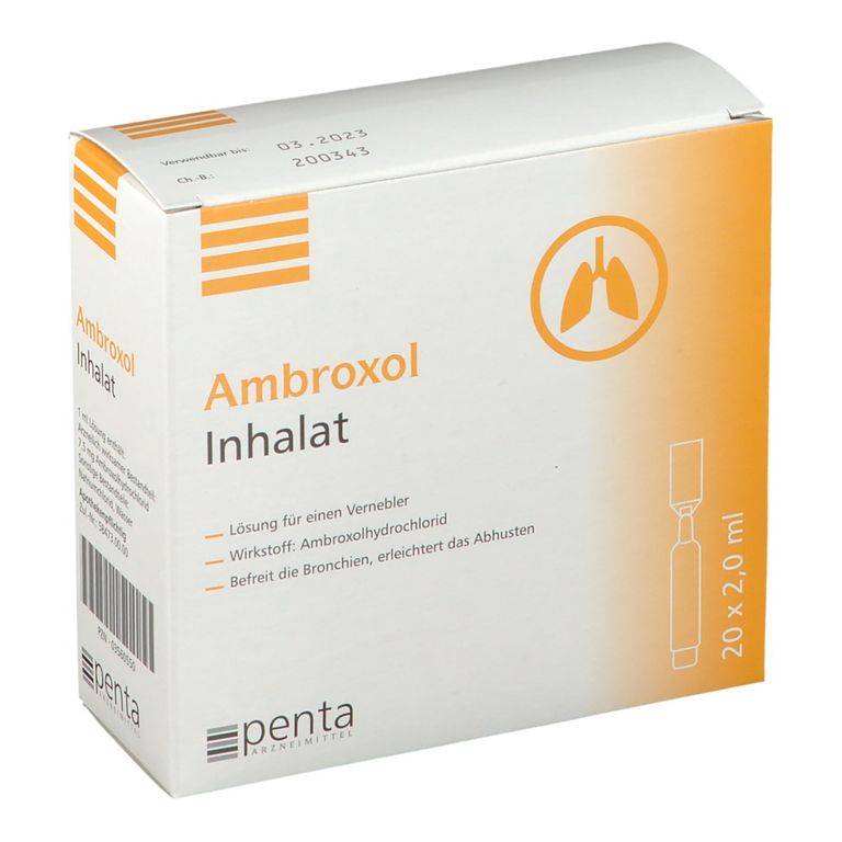 Ambroxol Inhalat 20x2 ml - Shop Apotheke