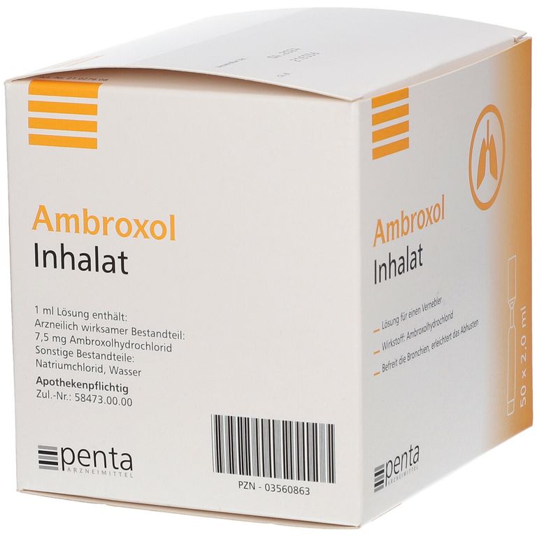 Ambroxol Inhalat 50x2 ml - Shop Apotheke