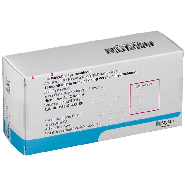 Isoptin® KHK retard 120 mg 50 St mit dem E-Rezept kaufen - Shop Apotheke