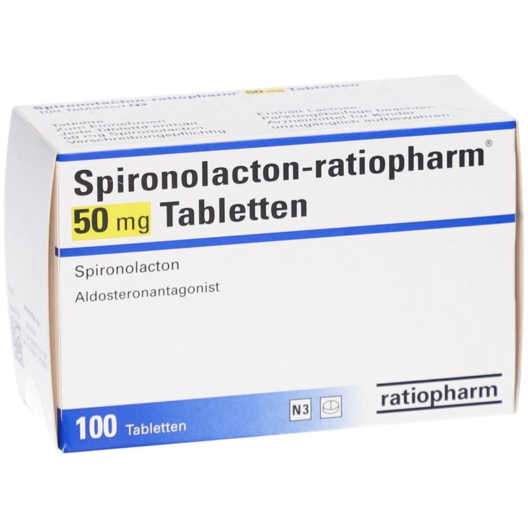 Spironolacton-ratiopharm® 50 mg 100 St mit dem E-Rezept kaufen - Shop ...