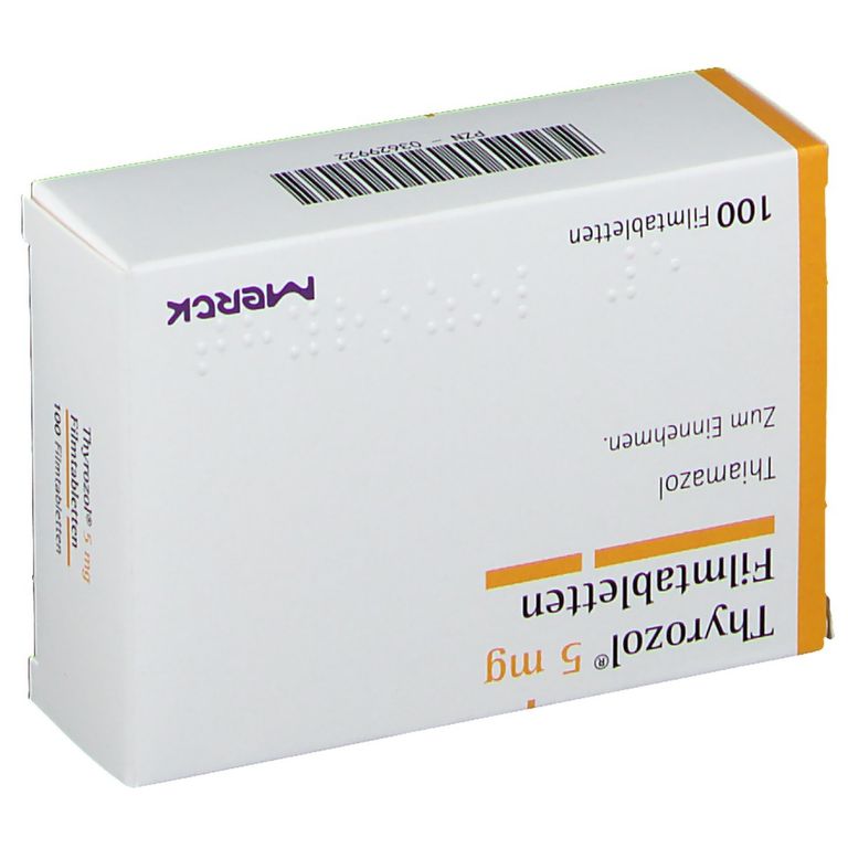 Thyrozol® 5 mg 100 St mit dem E-Rezept kaufen - Shop Apotheke