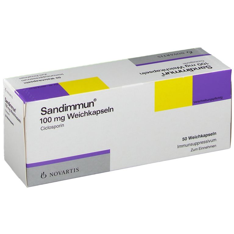 Sandimmun® 100 mg 50 St mit dem E-Rezept kaufen - Shop Apotheke