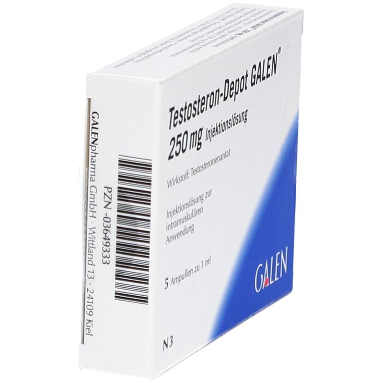Testosteron-Depot GALEN® 250 mg 5x1 ml mit dem E-Rezept kaufen - Shop ...
