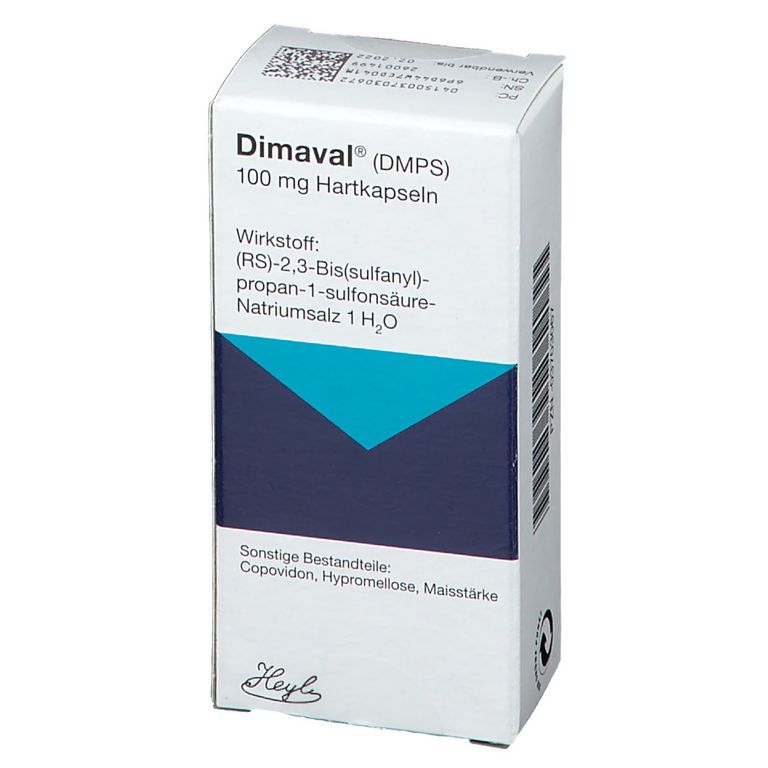 Dimaval® DMPS 100 mg 9 St mit dem E-Rezept kaufen - Shop Apotheke