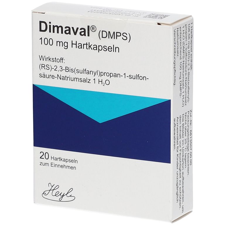 Dimaval® DMPS 100 mg 20 St mit dem E-Rezept kaufen - Shop Apotheke