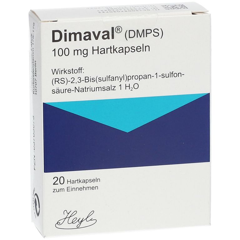 Dimaval® DMPS 100 mg 20 St mit dem E-Rezept kaufen - Shop Apotheke