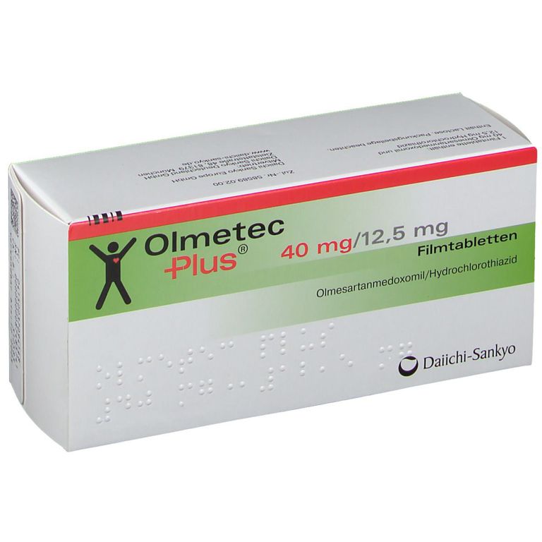 Olmetec Plus® 40 mg/12,5 mg 28 St mit dem E-Rezept kaufen - Shop Apotheke