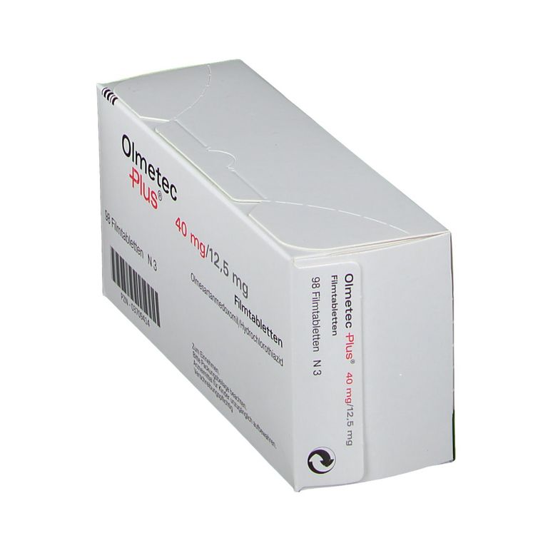 Olmetec Plus® 40 mg/12,5 mg 98 St mit dem E-Rezept kaufen - Shop Apotheke