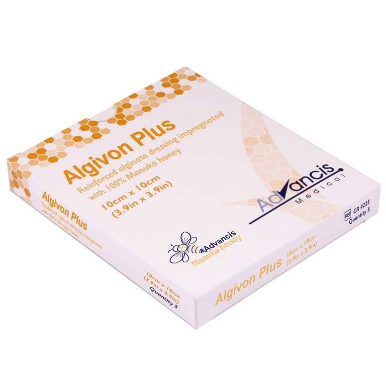Algivon Plus Honigalginat Wundauflage 5 cm x 5 cm 5 St - Shop Apotheke