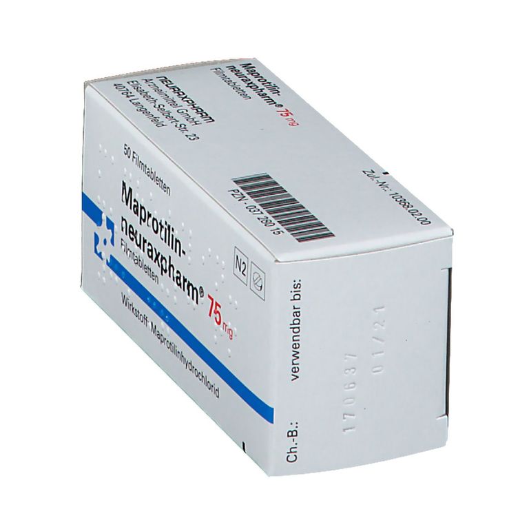 Maprotilin-neuraxpharm® 75 mg 50 St mit dem E-Rezept kaufen - Shop Apotheke