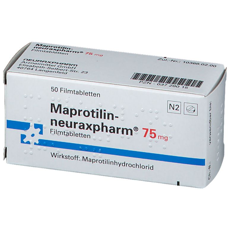 Maprotilin-neuraxpharm® 75 mg 50 St mit dem E-Rezept kaufen - Shop Apotheke
