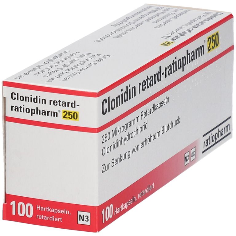 Clonidin retard-ratiopharm® 250 100 St mit dem E-Rezept kaufen - SHOP ...