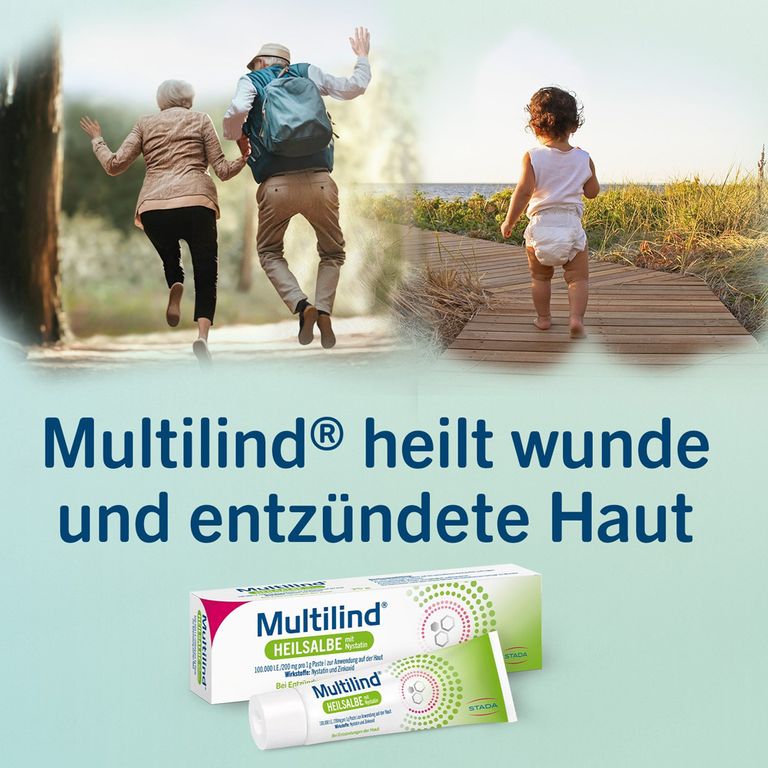 Multilind® Heilsalbe bei wunder und entzündeter Haut mit Zinkoxid und ...