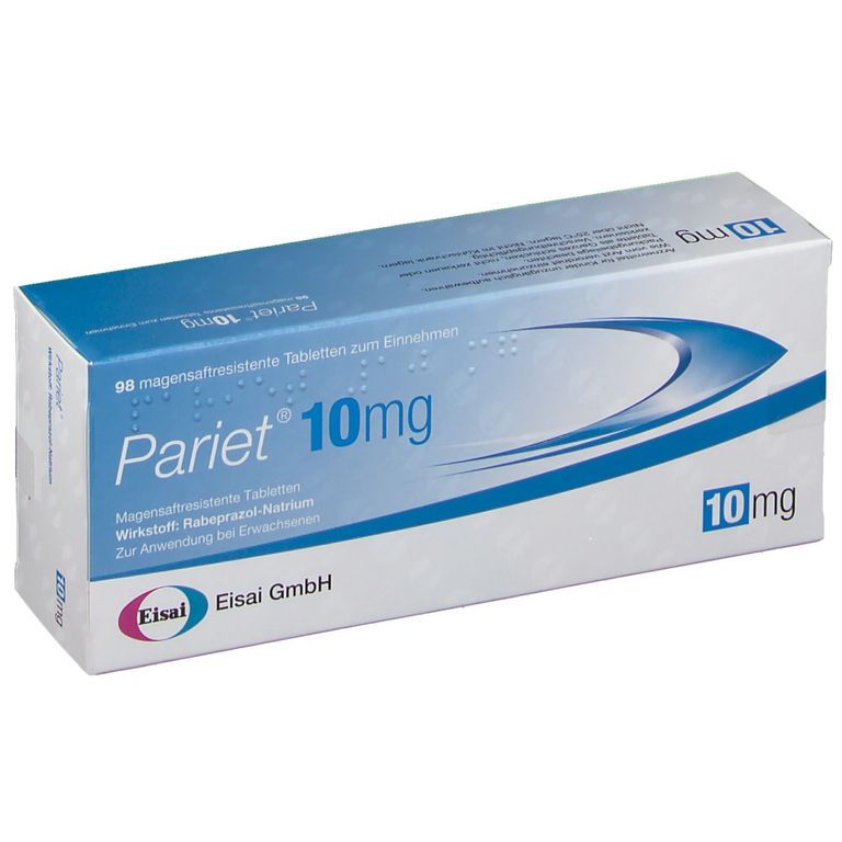 Pariet® 10 mg 98 St mit dem E-Rezept kaufen - Shop Apotheke