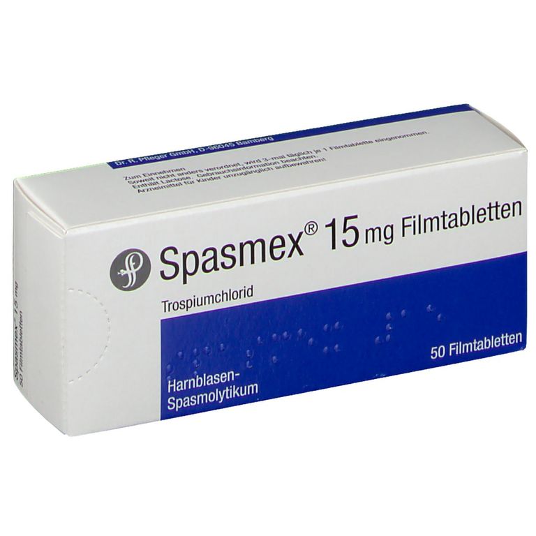 Spasmex® 15 mg 50 St mit dem E-Rezept kaufen - Shop Apotheke